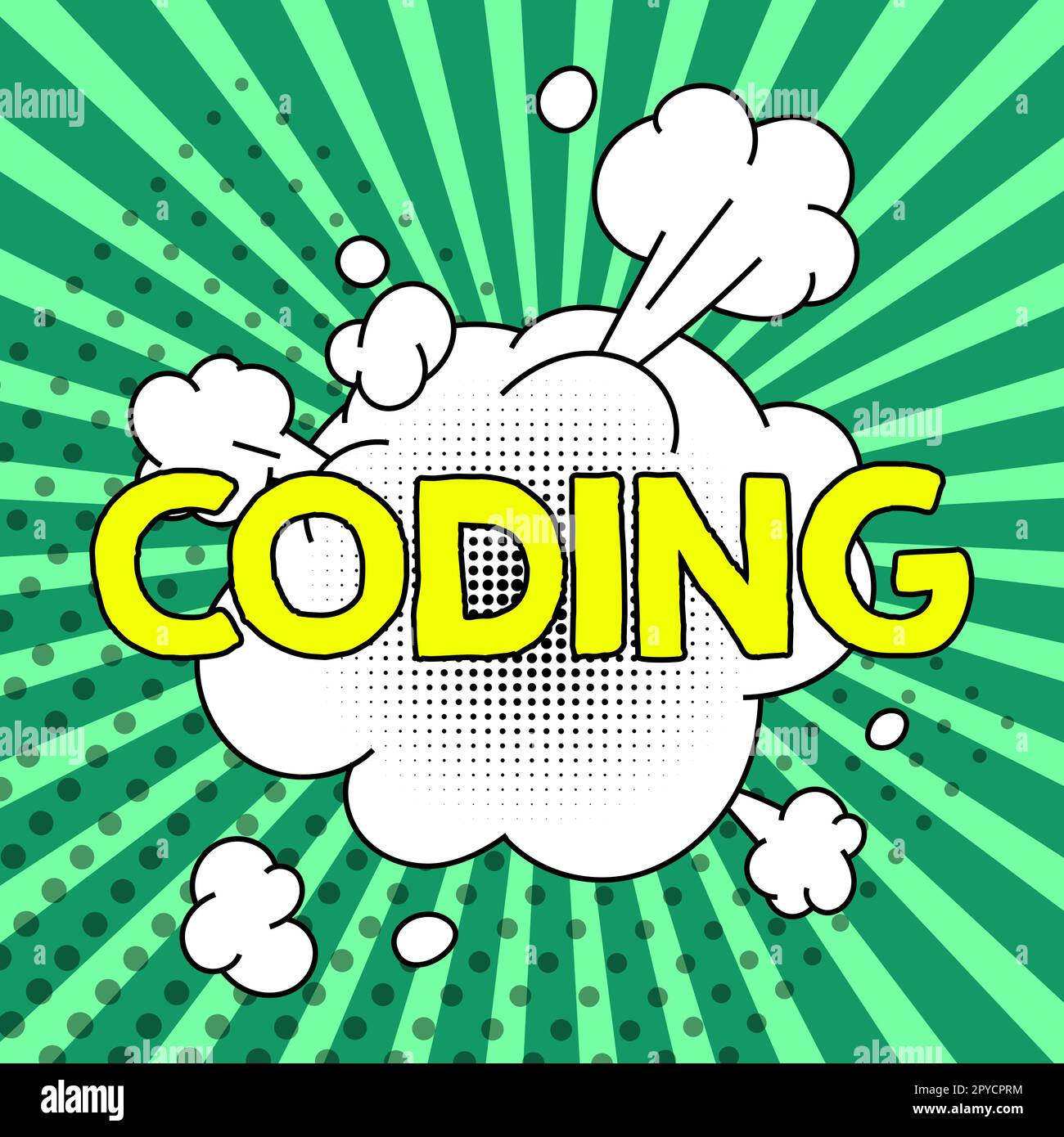 Hand writing sign Coding. Business idea assigning code to something for ...