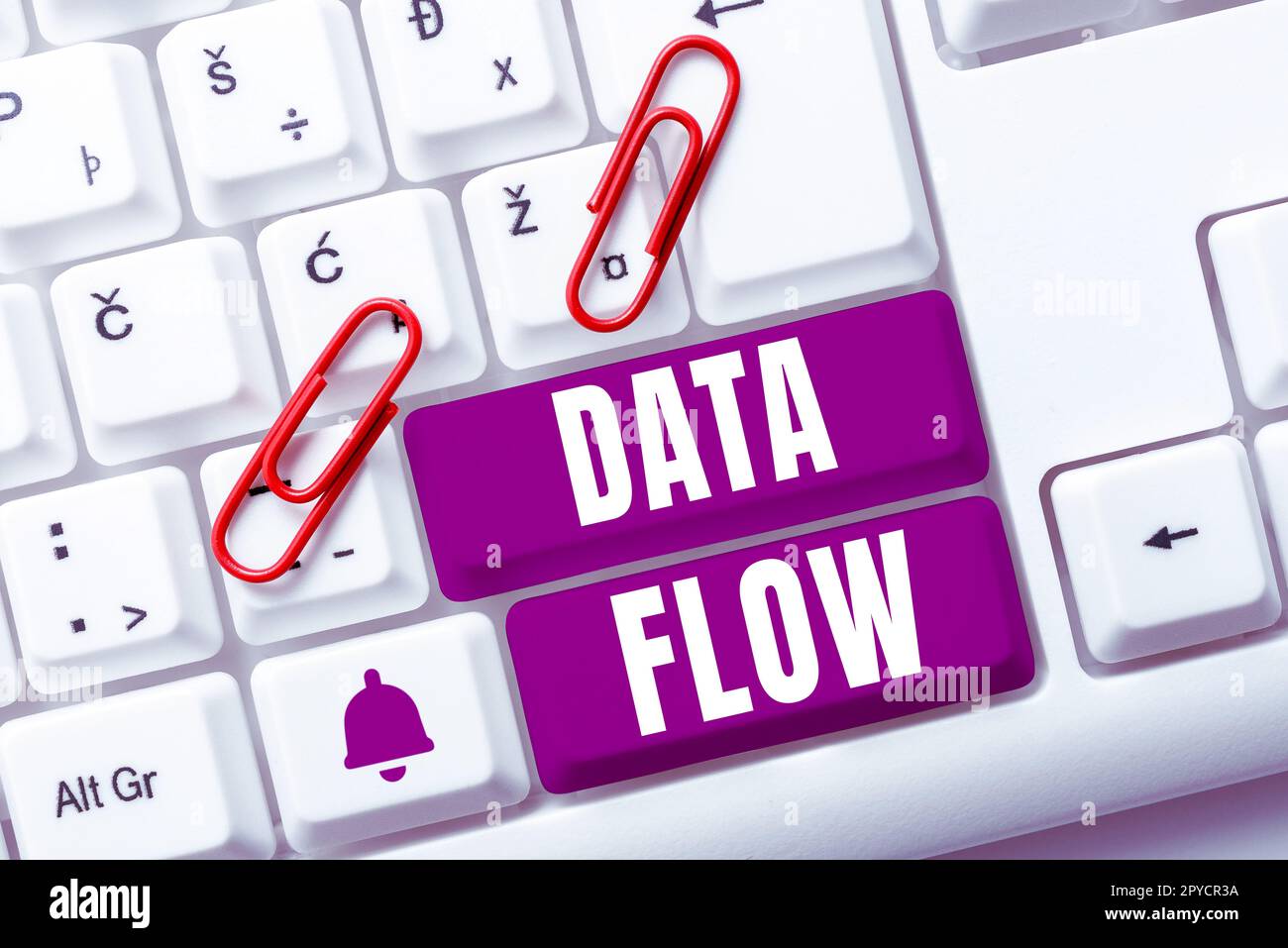 Inspiration showing sign Data Flow. Business approach the movement of data through a system ...