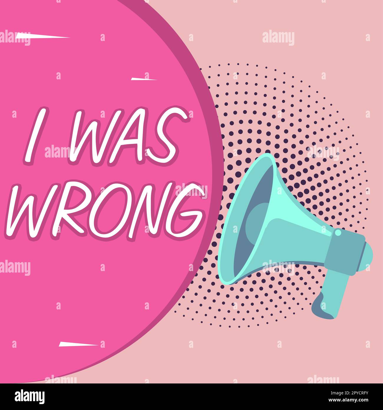 Hand writing sign I Was Wrong. Conceptual photo Acceptance of a mistake ...