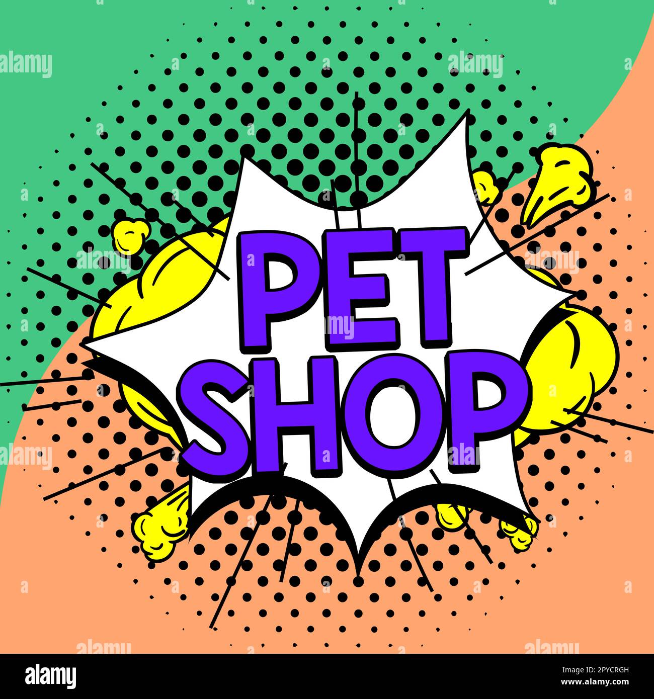 Text showing inspiration Pet Shop. Conceptual photo Retail business ...