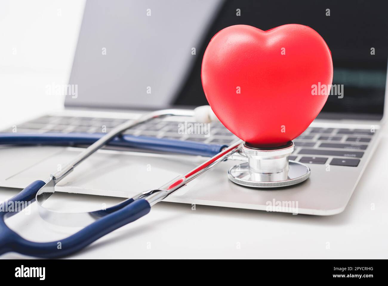 Desk doctor stethoscope notebook data hi-res stock photography and ...