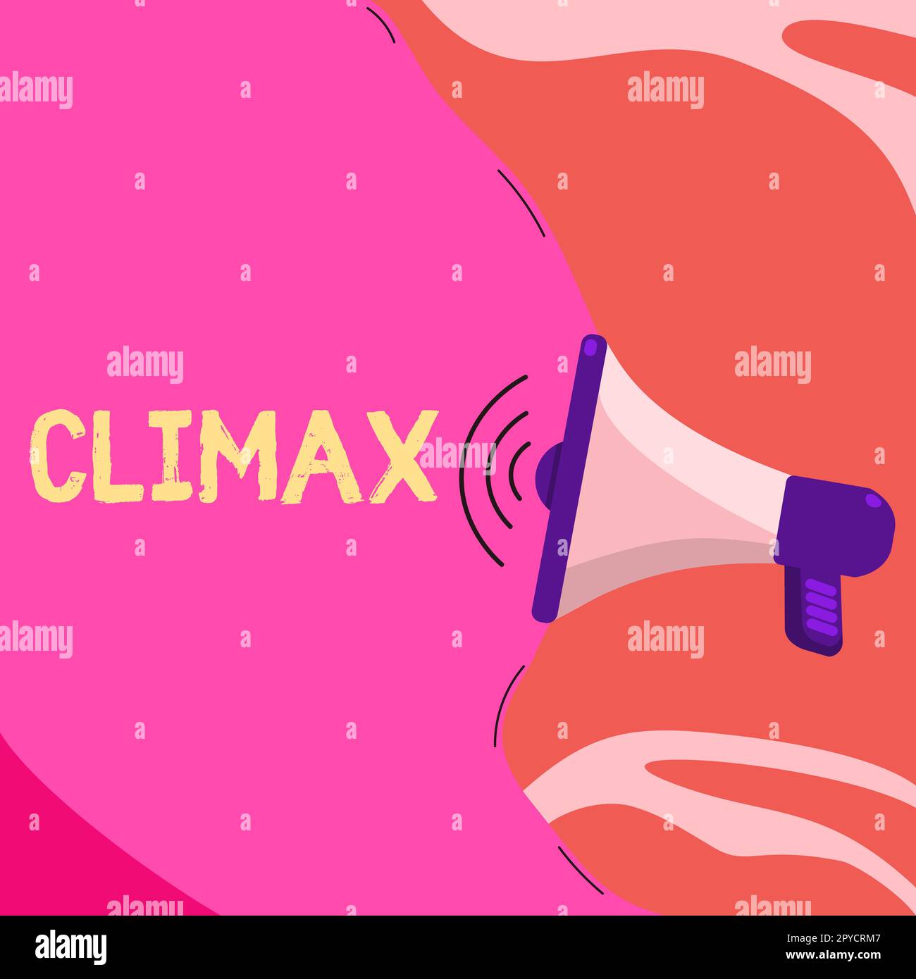 Sign displaying Climax. Concept meaning the highest or most intense ...