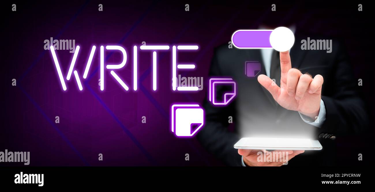 Conceptual display Write. Business showcase mark letters words or ... Conceptual display Write. Business showcase mark letters words or ...