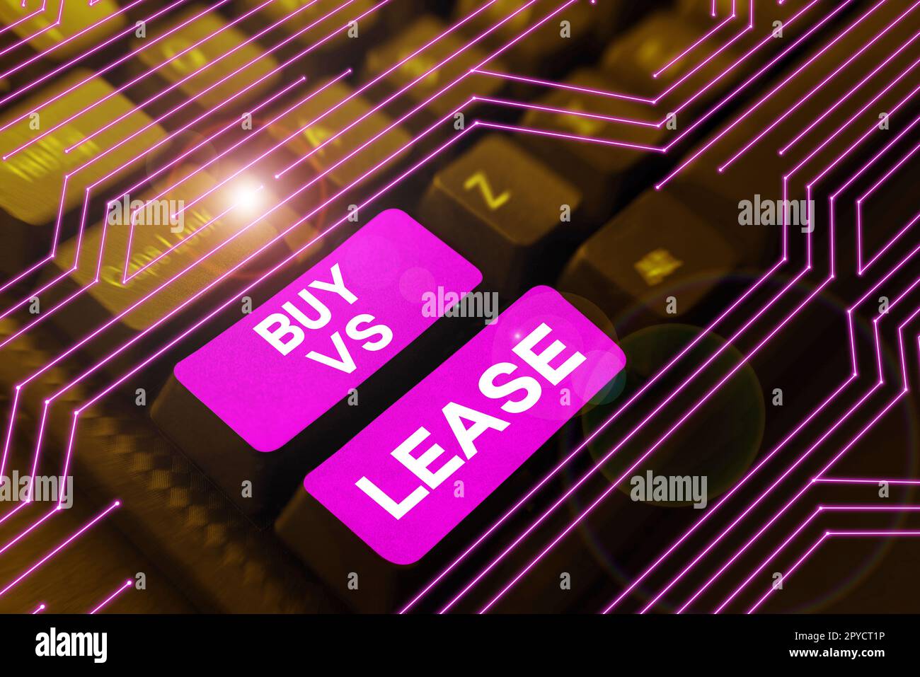 Hand writing sign Buy Vs Lease. Business approach Own something versus ...