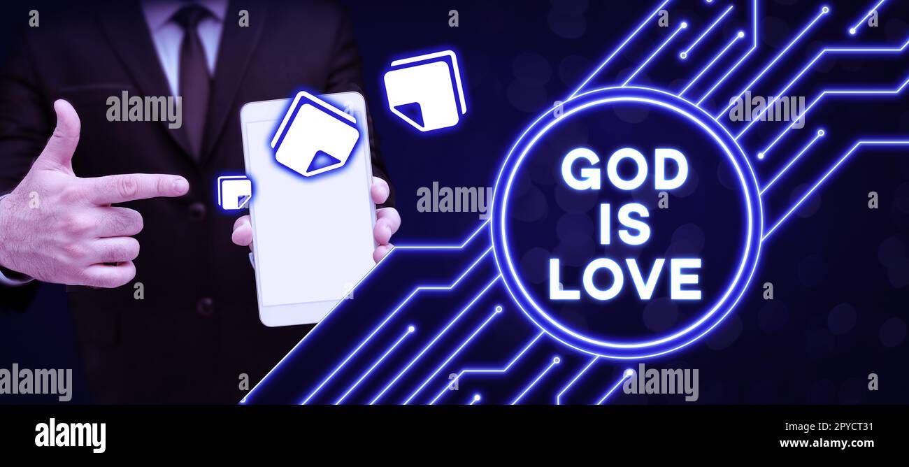 Conceptual caption God Is Love. Conceptual photo Believing in Jesus ... Conceptual caption God Is Love. Conceptual photo Believing in Jesus ...