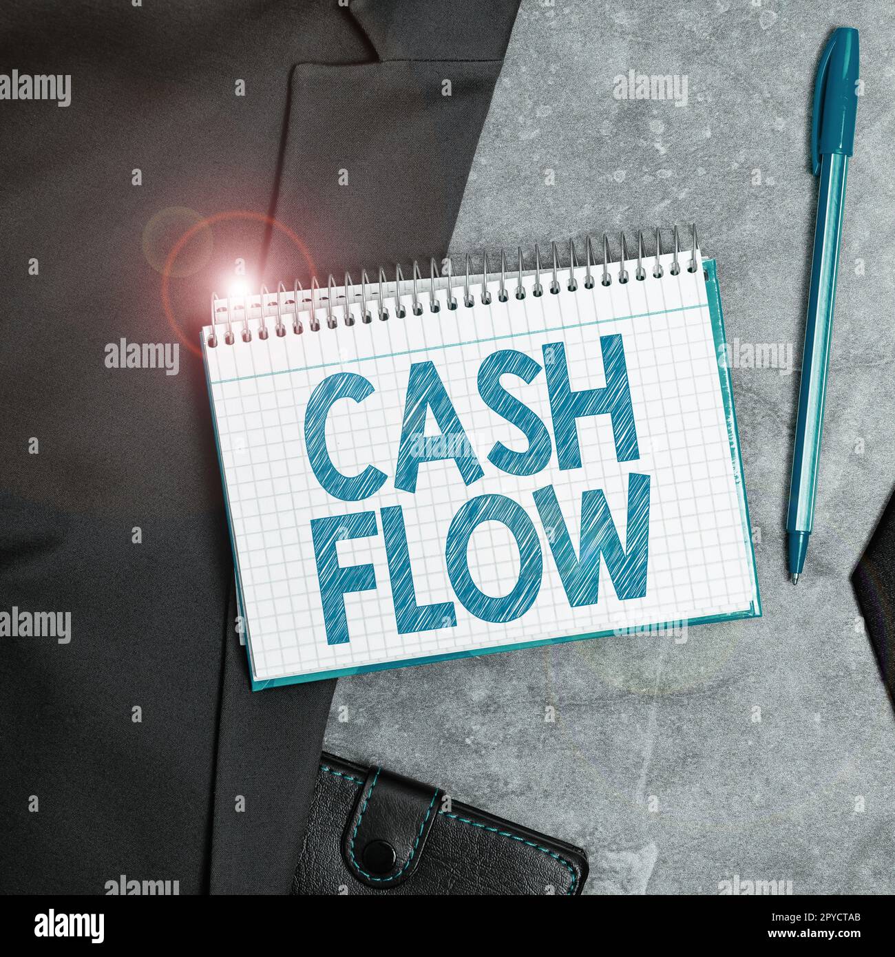 Text showing inspiration Cash Flow. Concept meaning Movement of the ...