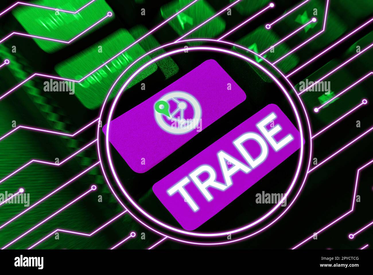 Conceptual caption Trade. Business idea action of buying and selling ...