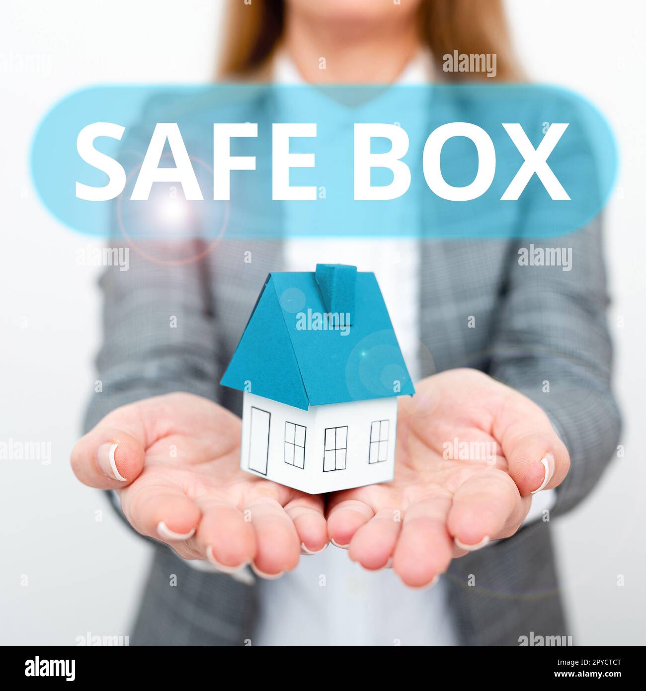 Inspiration showing sign Safe Box. Business approach A small structure ...