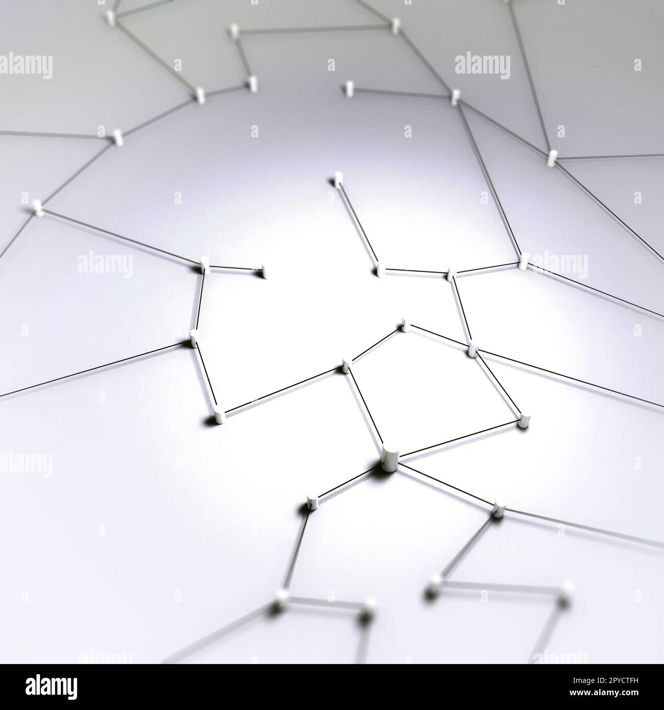 Communication Innovation Development Algorithm 3d Rendering Stock 2966