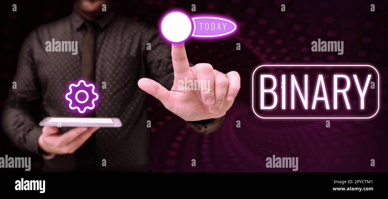 Binary number system hi-res stock photography and images - Alamy