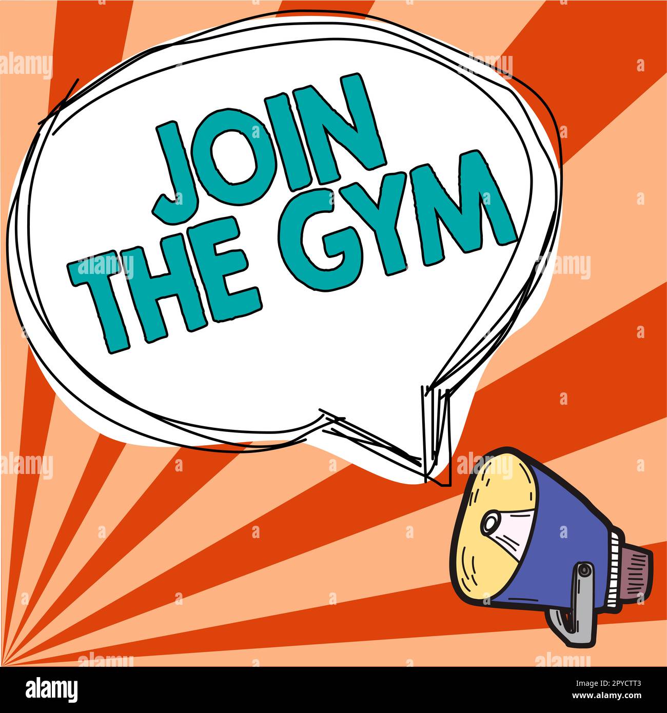 Hand writing sign Join The Gym. Business concept Motivation to start ...