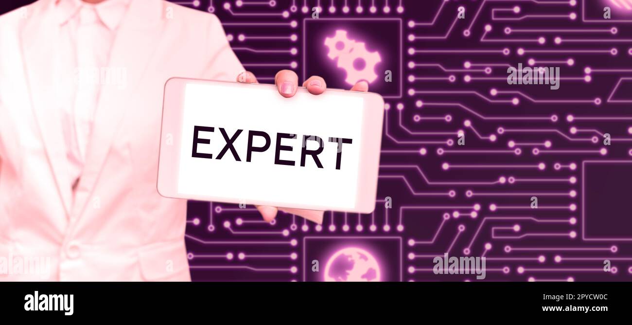 Handwriting text Expert. Word for person who is very knowledgeable ...