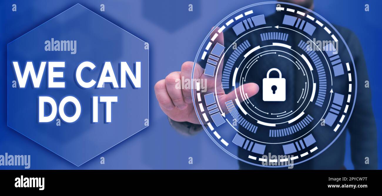 Conceptual caption We Can Do It. Word for see yourself as powerful ...