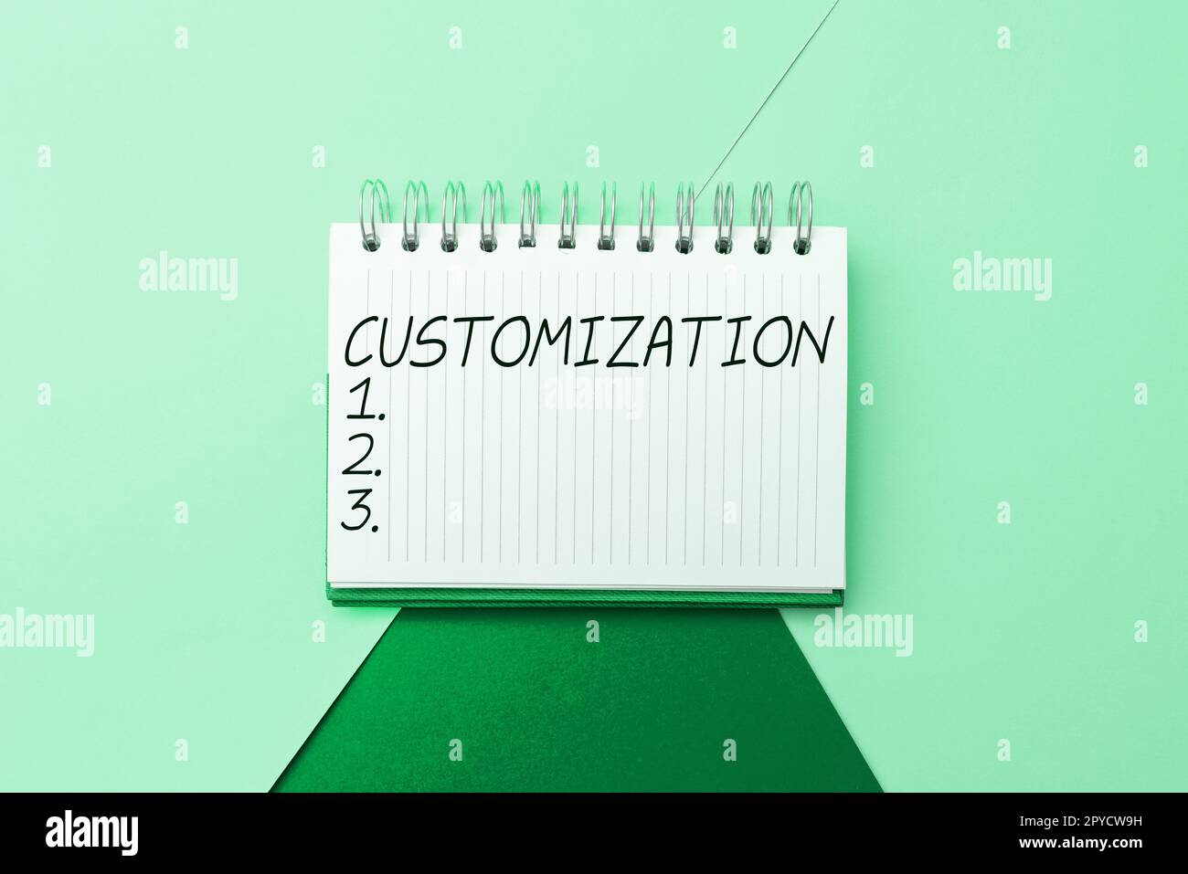 Sign displaying Customization. Business approach modifying something ...