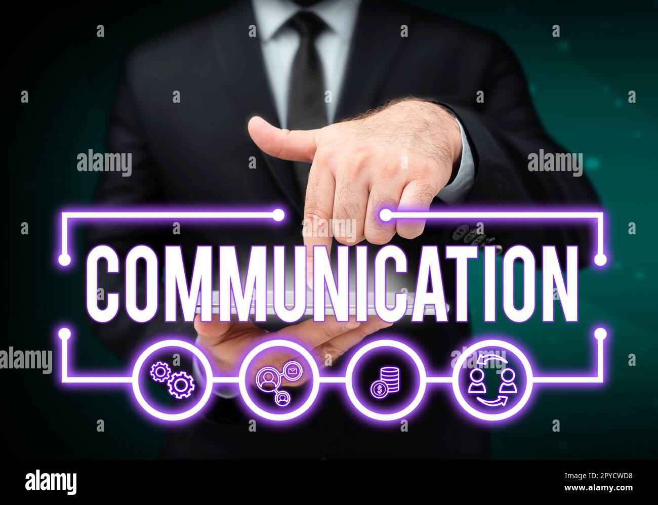 Sign displaying Communication, Internet Concept Imparting or exchanging ...