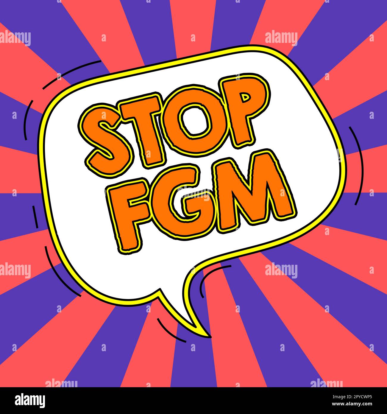 Inspiration showing sign Stop Fgm. Conceptual photo Put an end on ...