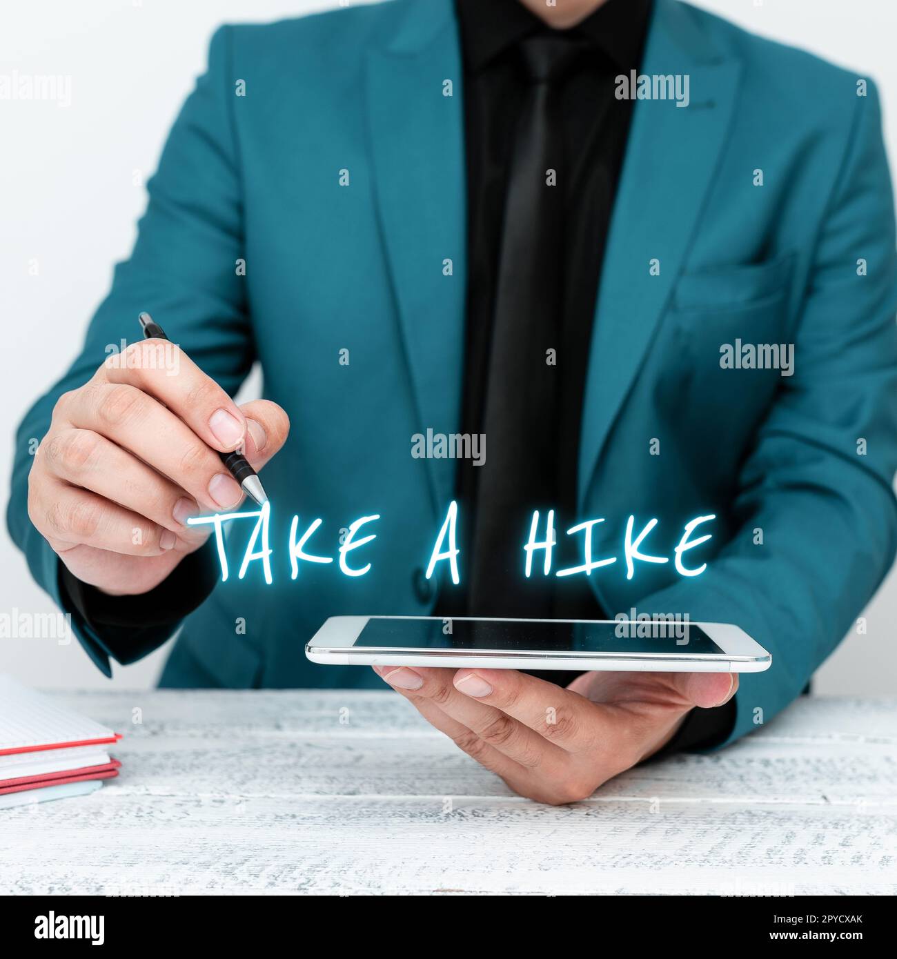 Text caption presenting Take A Hike. Business showcase Go on an ... Text caption presenting Take A Hike. Business showcase Go on an ...