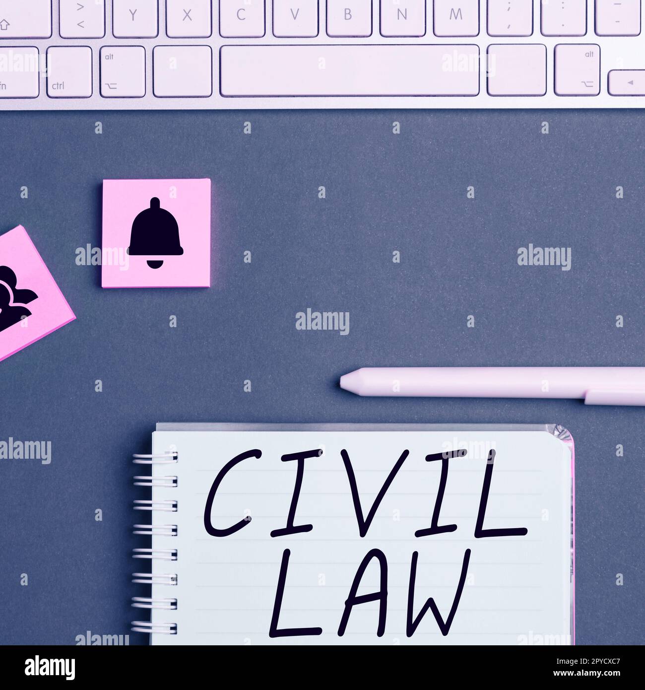 Sign displaying Civil Law. Internet Concept Law concerned with private ...