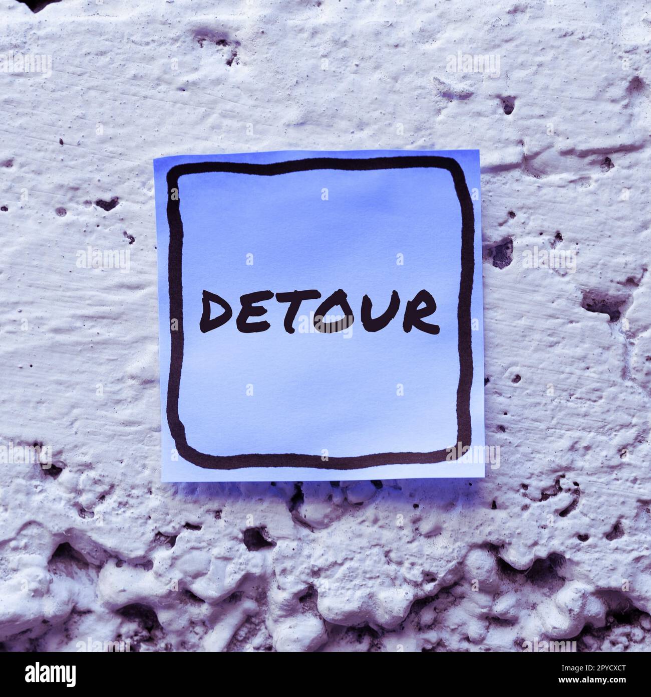 Inspiration showing sign Detour. Internet Concept long or roundabout ...