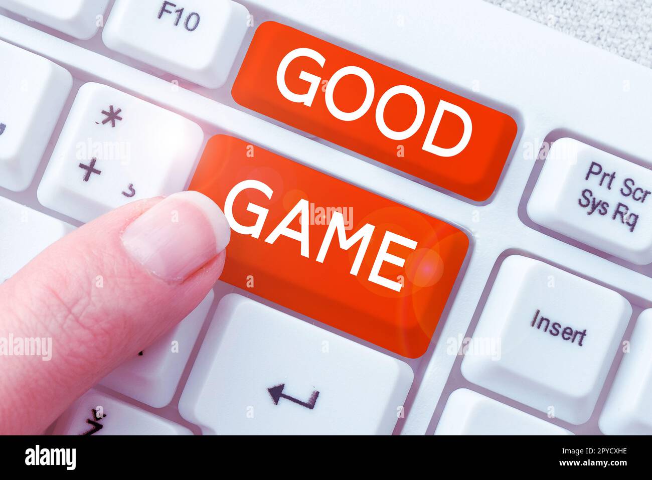 Hand sign game hi-res stock photography and images - Alamy