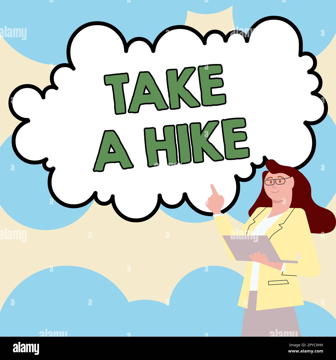 Conceptual caption Take A Hike. Business showcase Go on an adventure ... Conceptual caption Take A Hike. Business showcase Go on an adventure ...