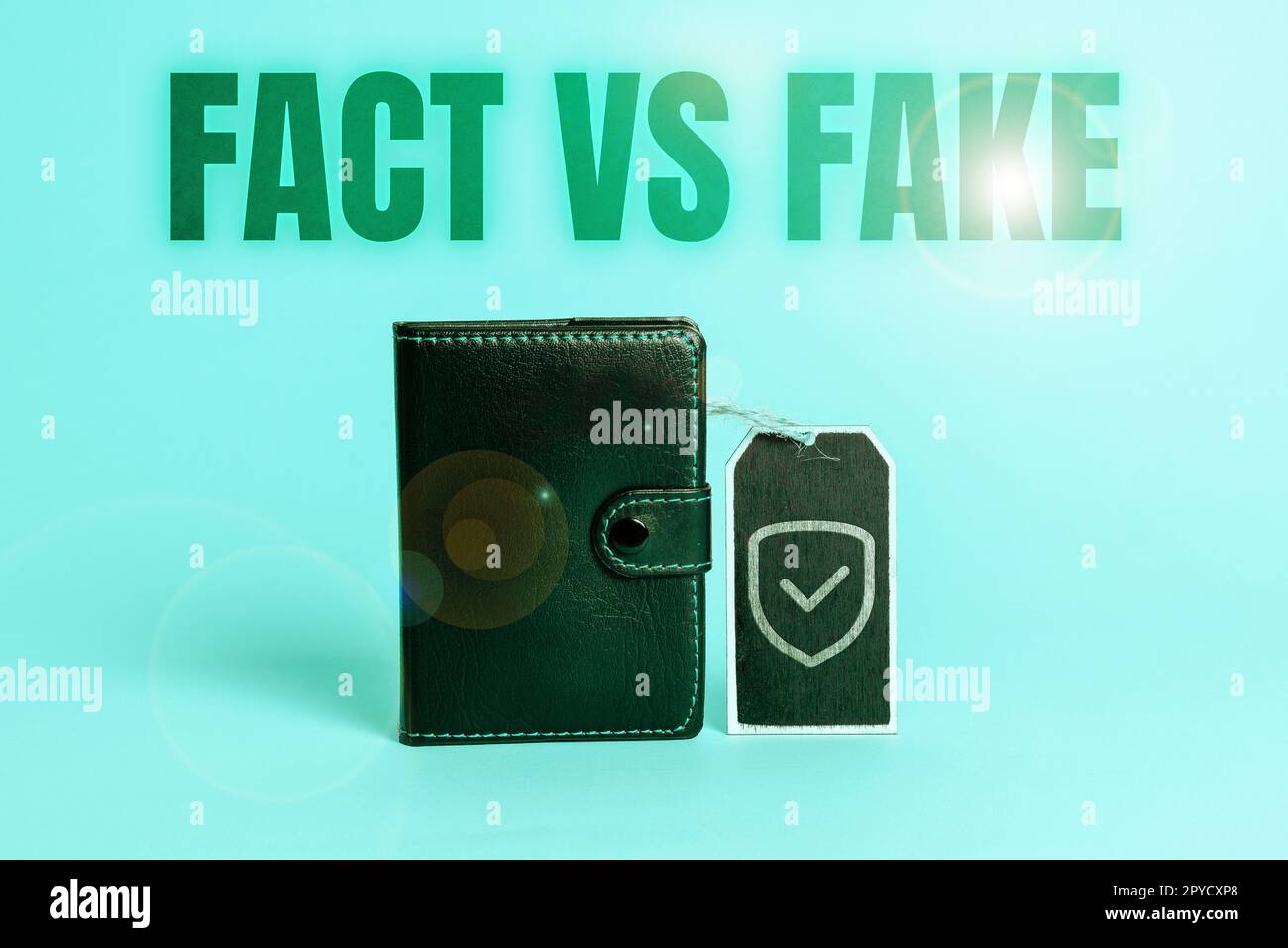 Text caption presenting Fact Vs Fake. Word Written on Is it true or is ...