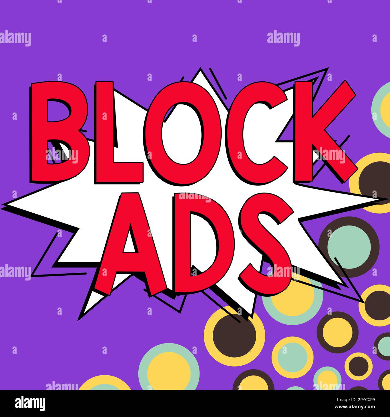 Inspiration showing sign Block Ads. Concept meaning program that will ...