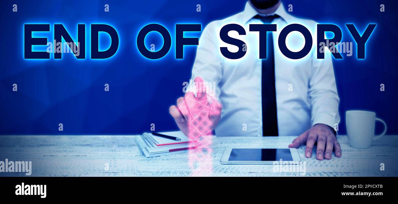 Writing Displaying Text End Of Story Internet Concept Emphasize That writing-displaying-text-end-of-story-internet-concept-emphasize-that