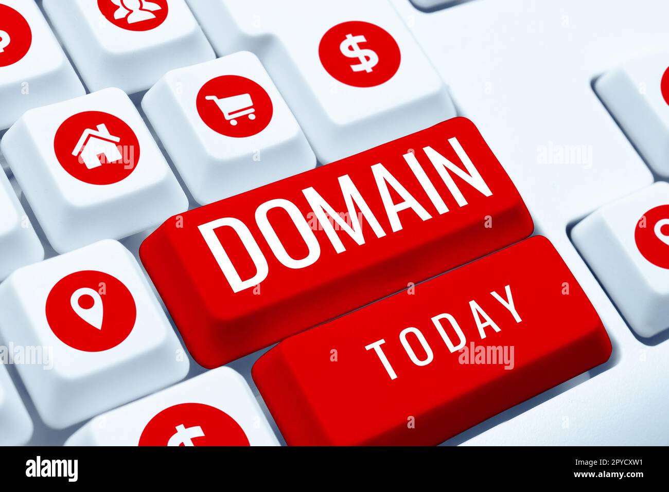 Sign displaying Domain. Concept meaning distinct subset of Internet ...