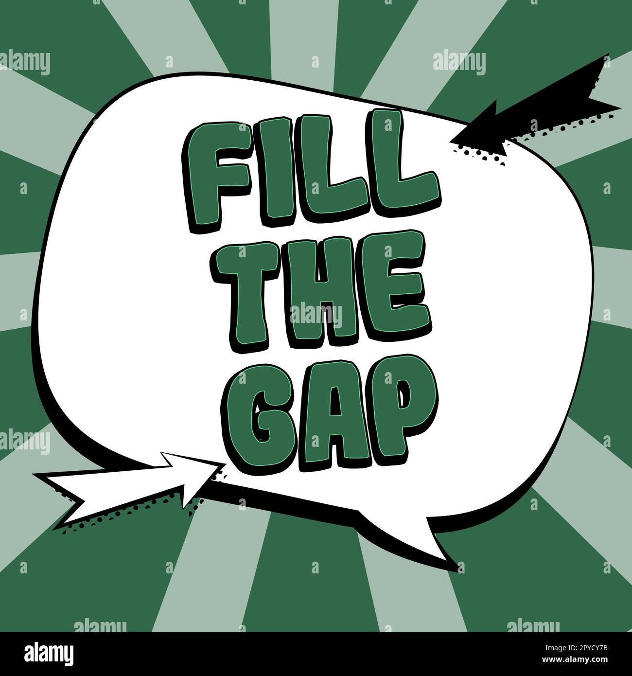 Hand writing sign Fill The Gap. Word Written on Put he missing part in ...