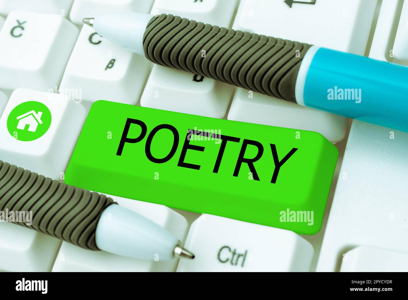 Text caption presenting Poetry. Conceptual photo literary work in which ...