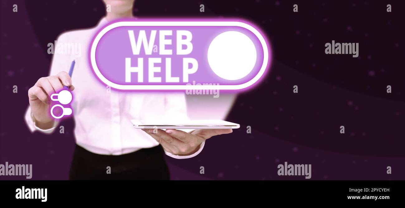 Inspiration showing sign Web Help. Internet Concept procedural or ...
