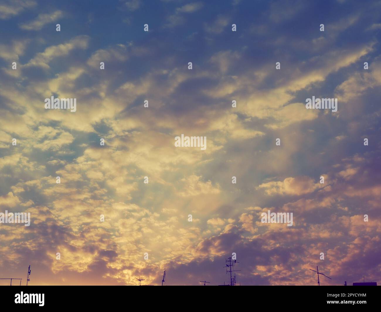 Beautiful sunset pink orange hi-res stock photography and images - Alamy