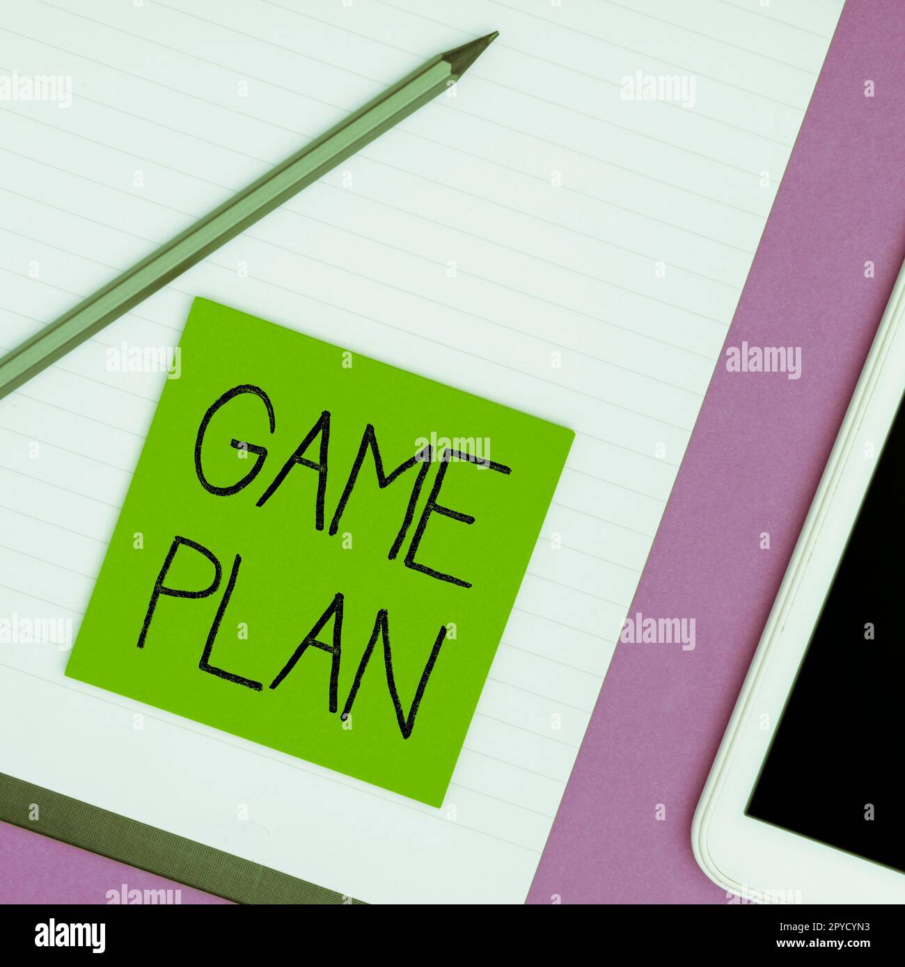 Inspiration showing sign Game Plan. Business concept strategy worked ...