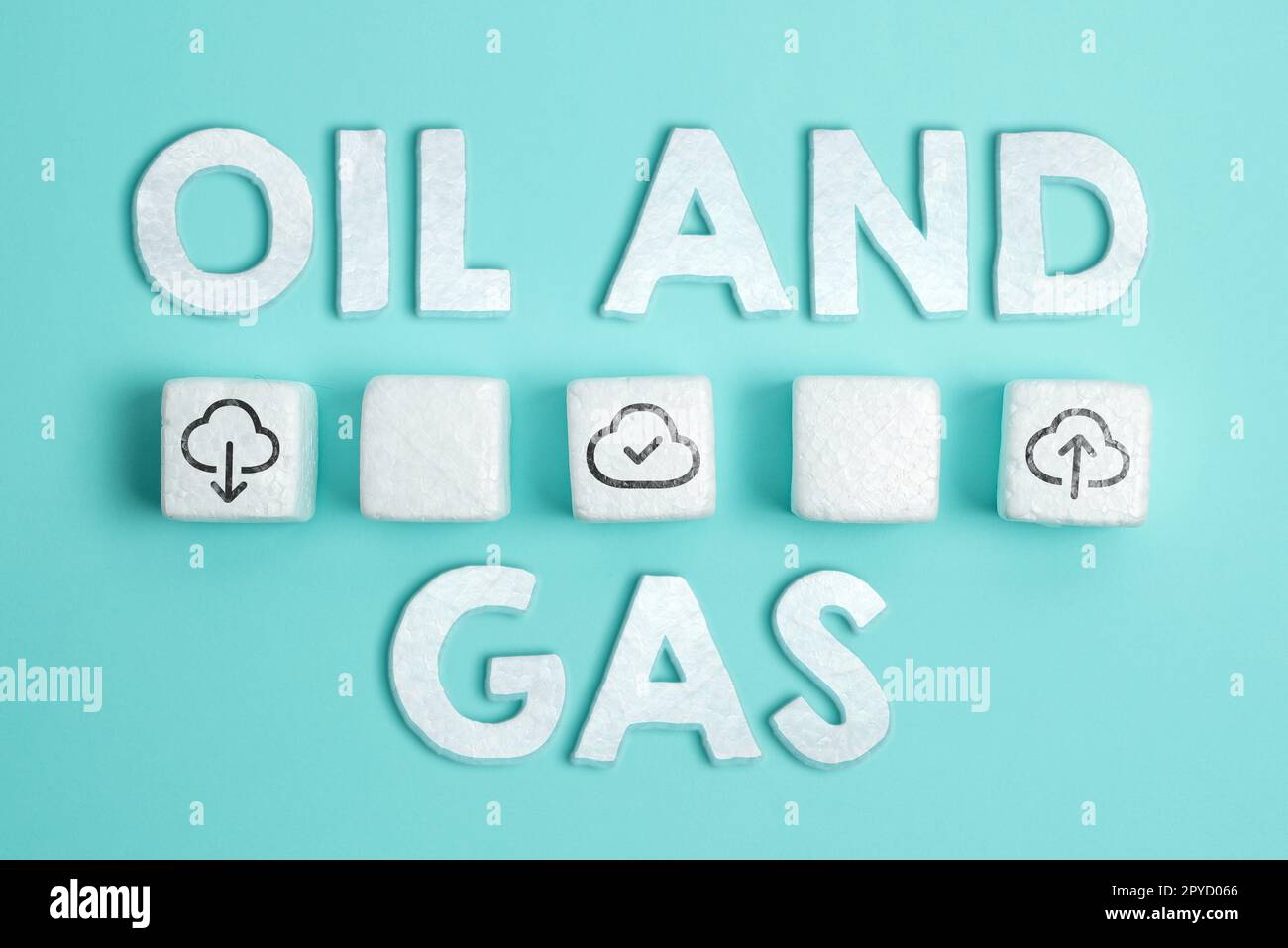Text caption presenting Oil And Gas. Business approach Exploration ...