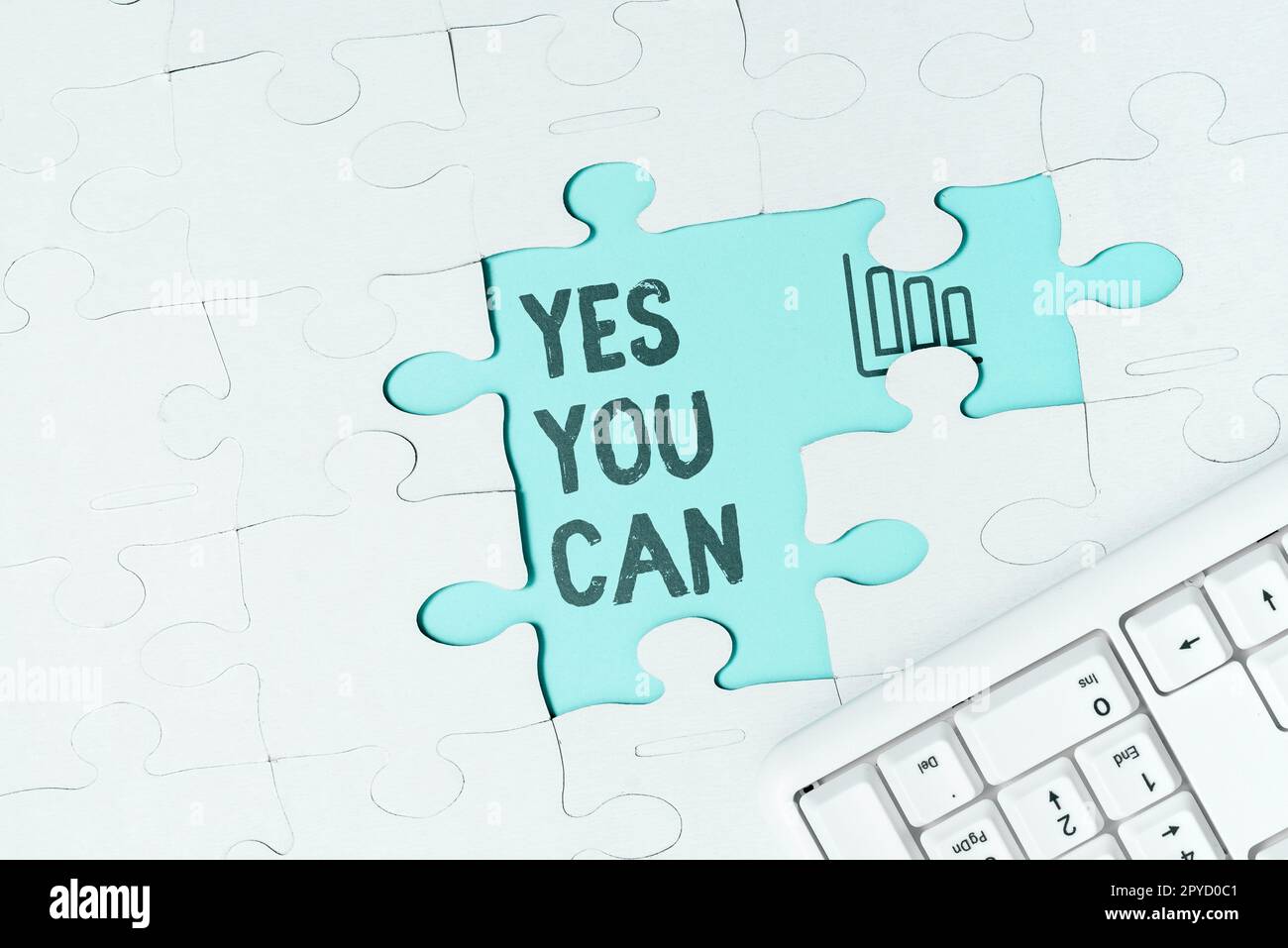 Text showing inspiration Yes You Can. Internet Concept Positivity ...