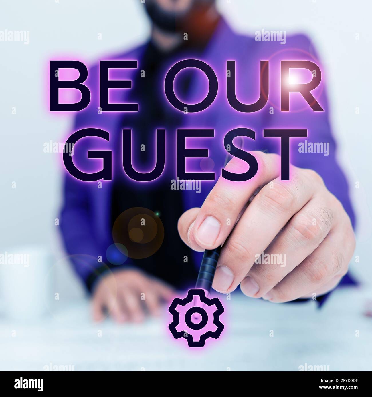 Conceptual caption Be Our Guest. Business overview You are welcome to ...