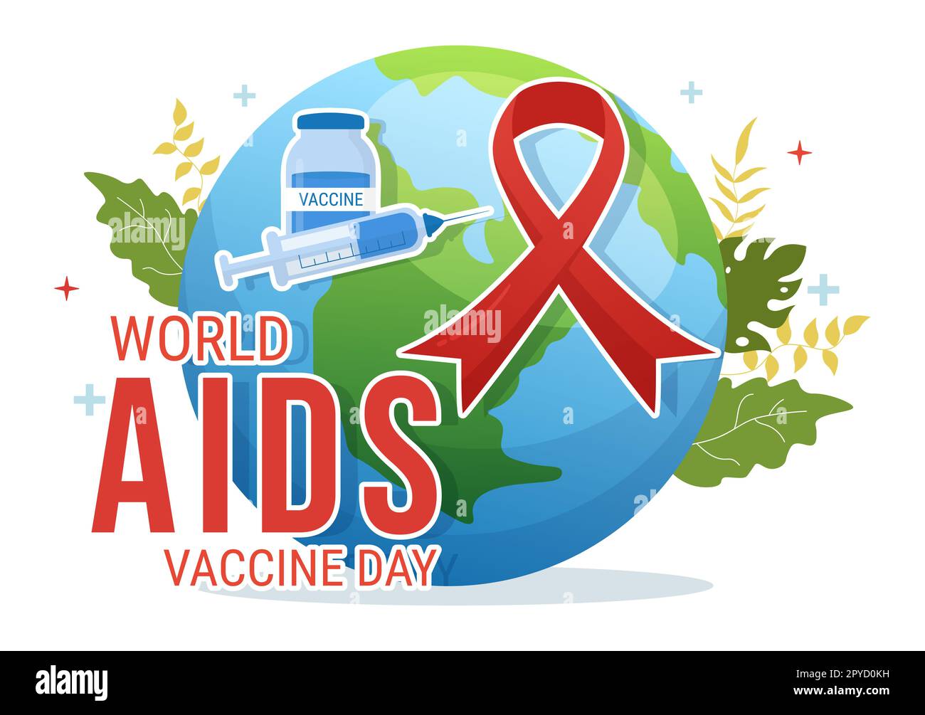 World Aids Vaccine Day Illustration to Prevention and Awareness Health ...