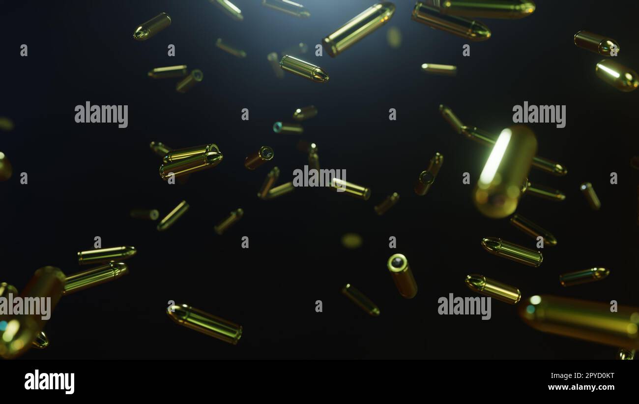 Bullet In The Night Stock Photo - Alamy