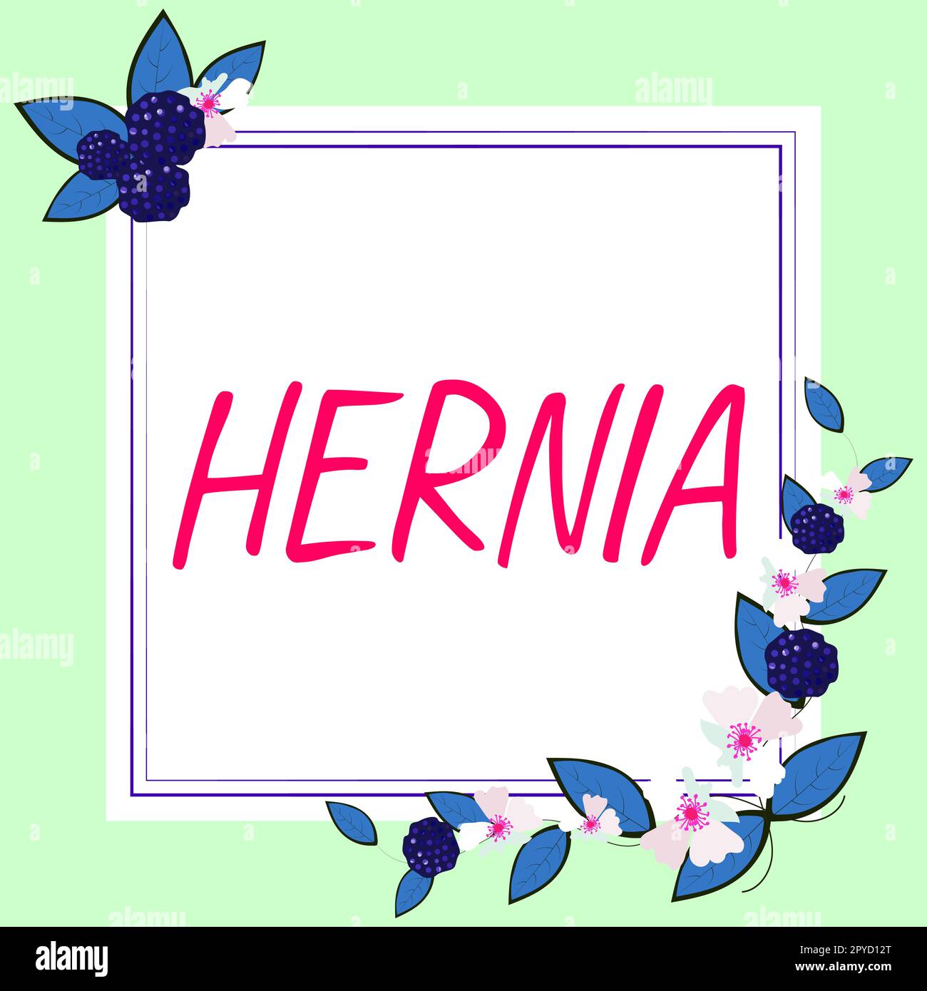 Text sign showing Hernia. Business approach Abnormal exit of tissue or ...
