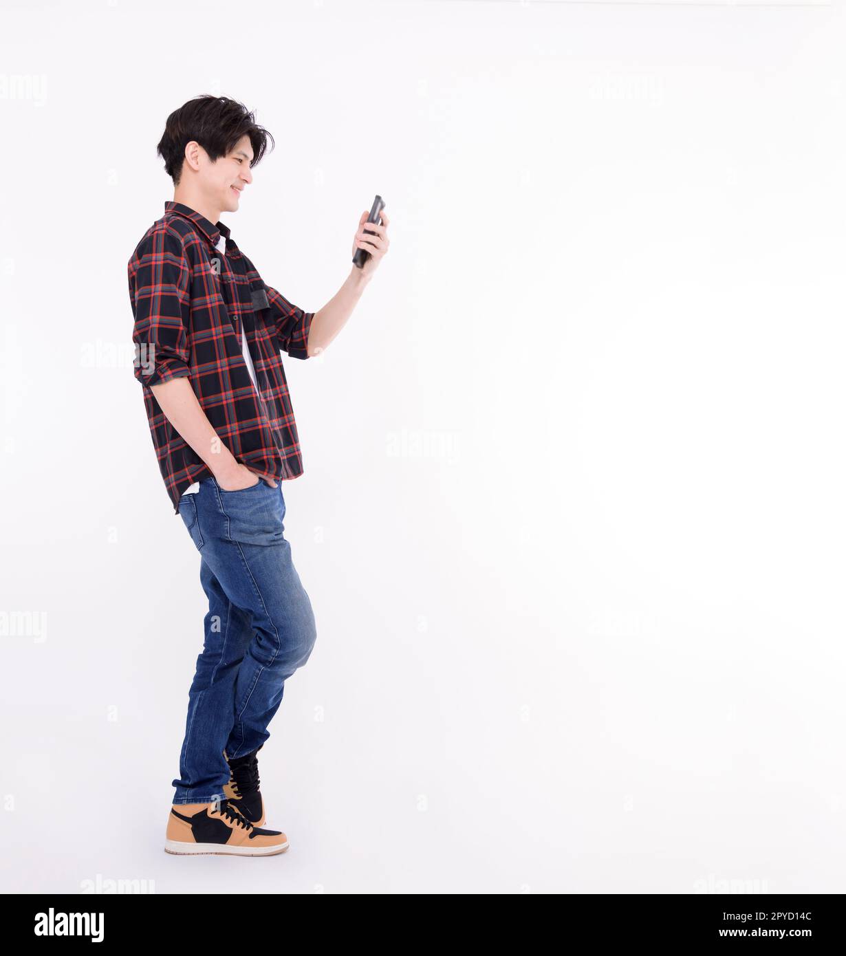 Young smart student standing hi-res stock photography and images - Alamy