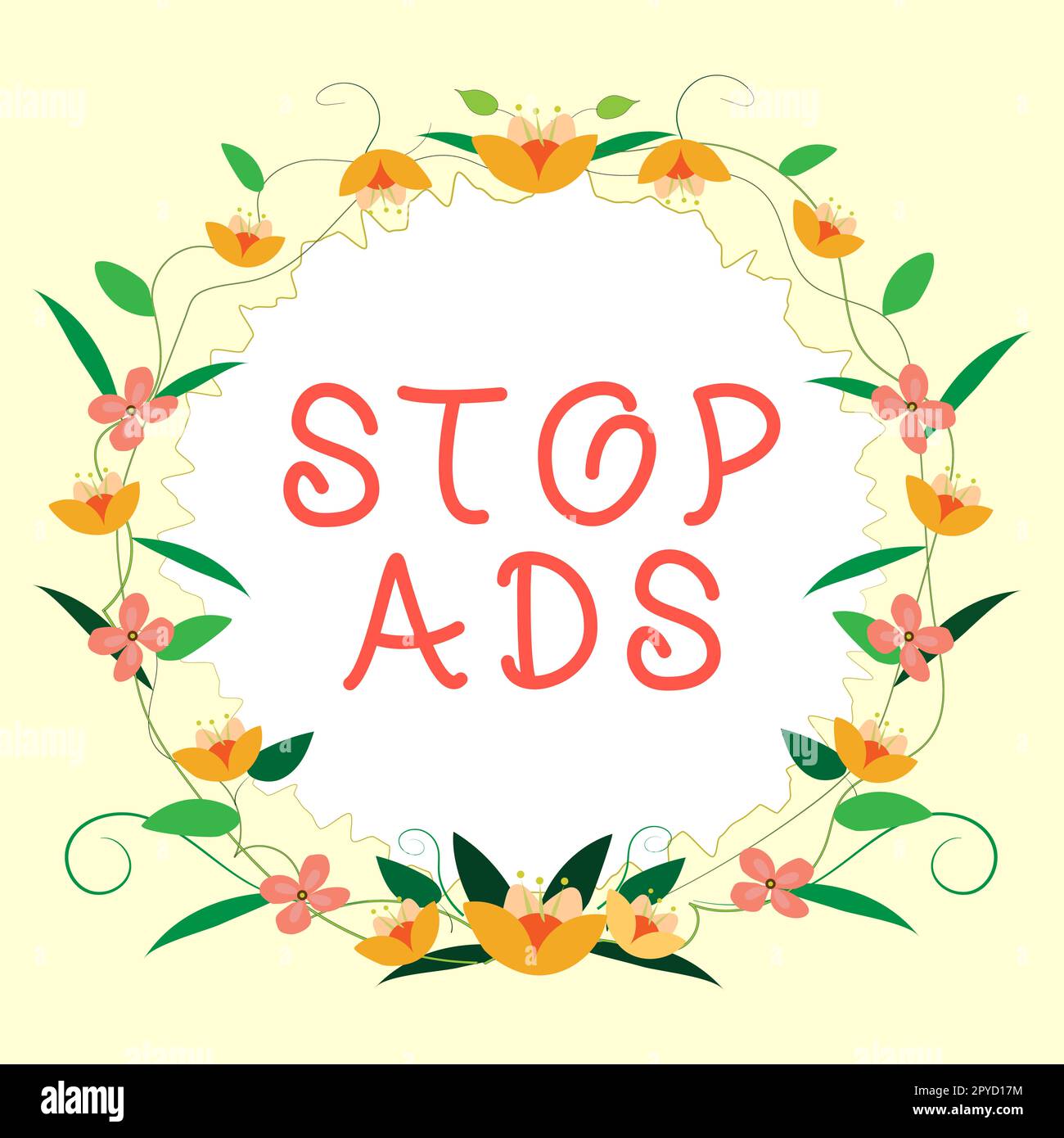 Inspiration showing sign Stop Ads. Business approach program that will ...