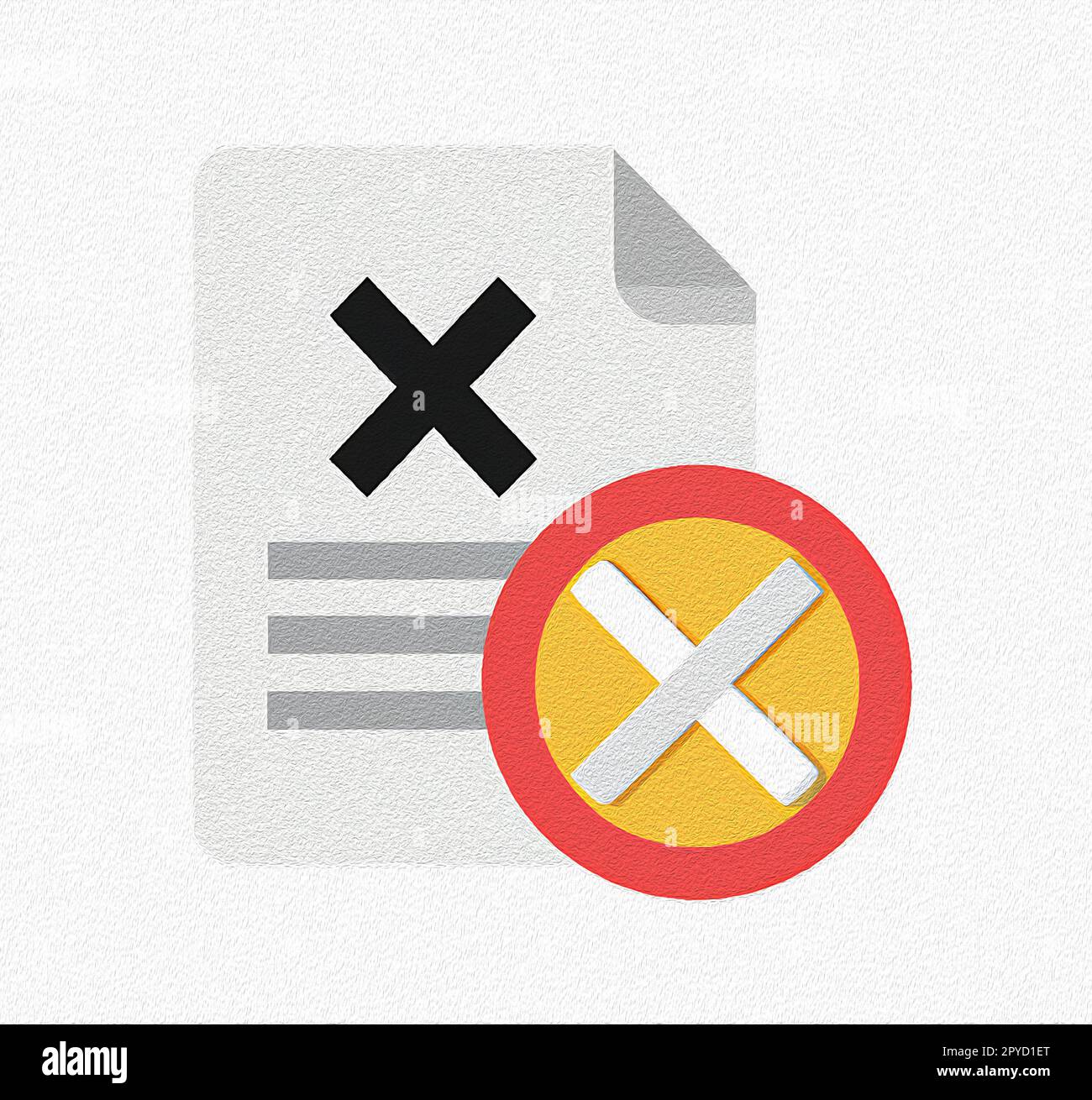 Cancel logo hi-res stock photography and images - Alamy