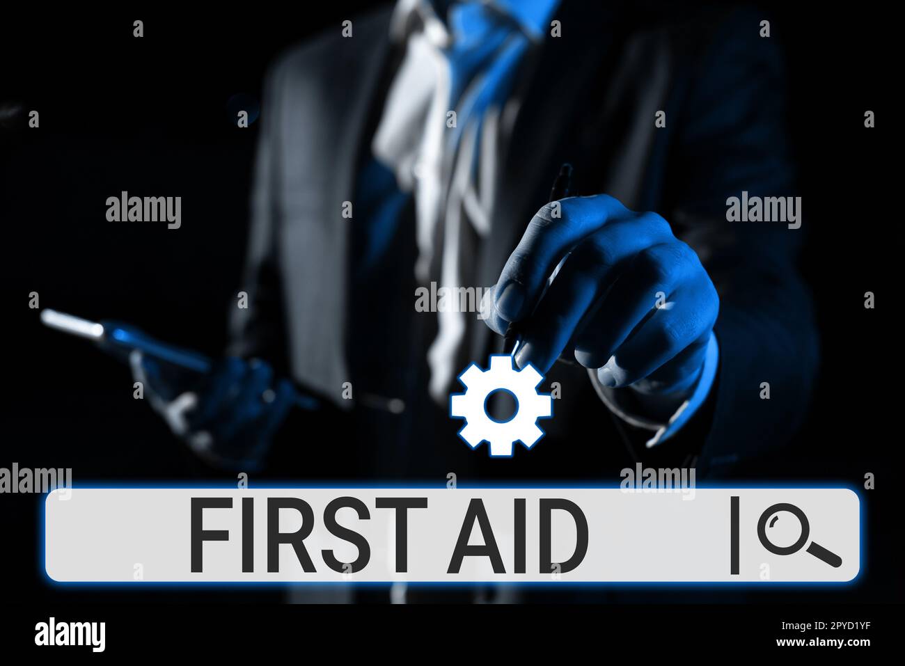 Conceptual display First Aid. Internet Concept Practise of healing ...