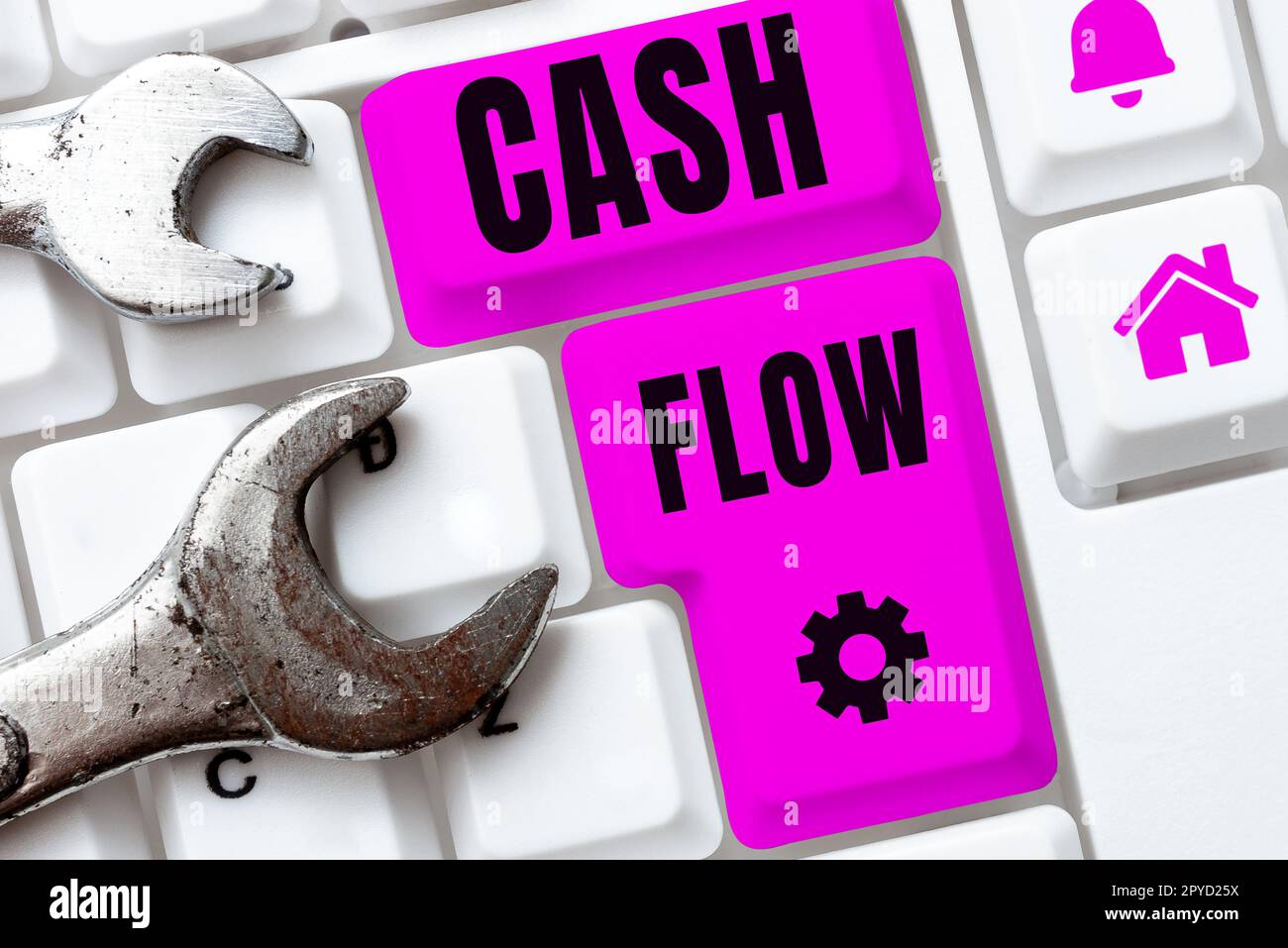 Conceptual display Cash Flow. Conceptual photo Movement of the money in ...
