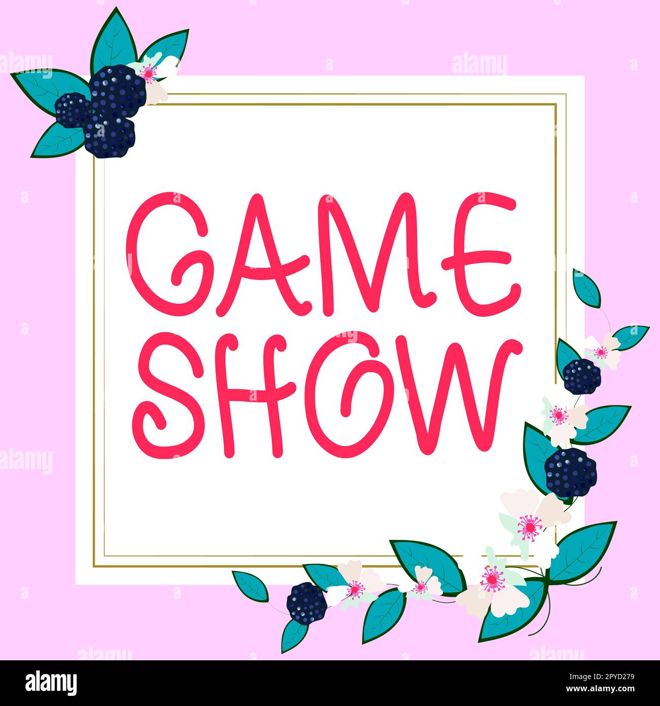 Sign displaying Game Show. Business idea Program in television or radio ...