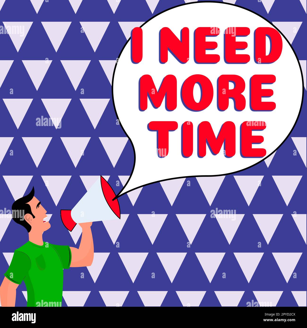 Text caption presenting I Need More Time. Business concept needing ...