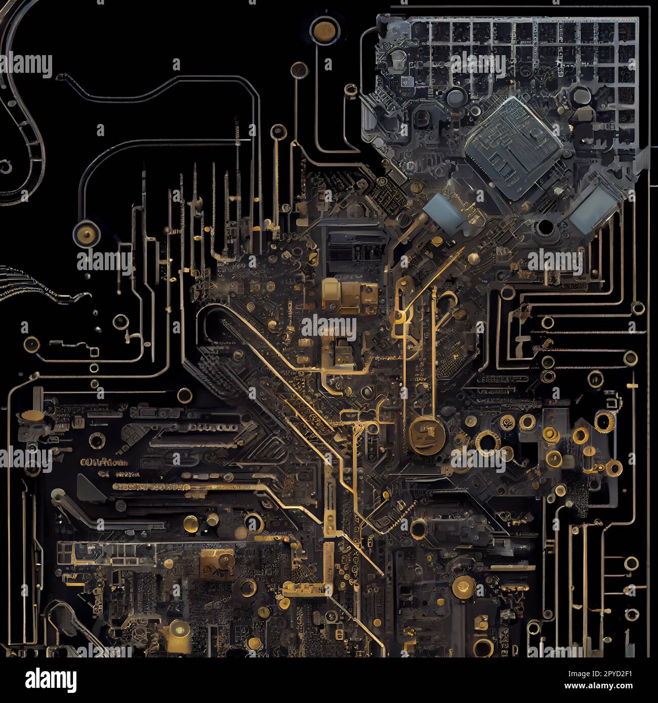 Electronic circuit board pcb close up hi-res stock photography and ...