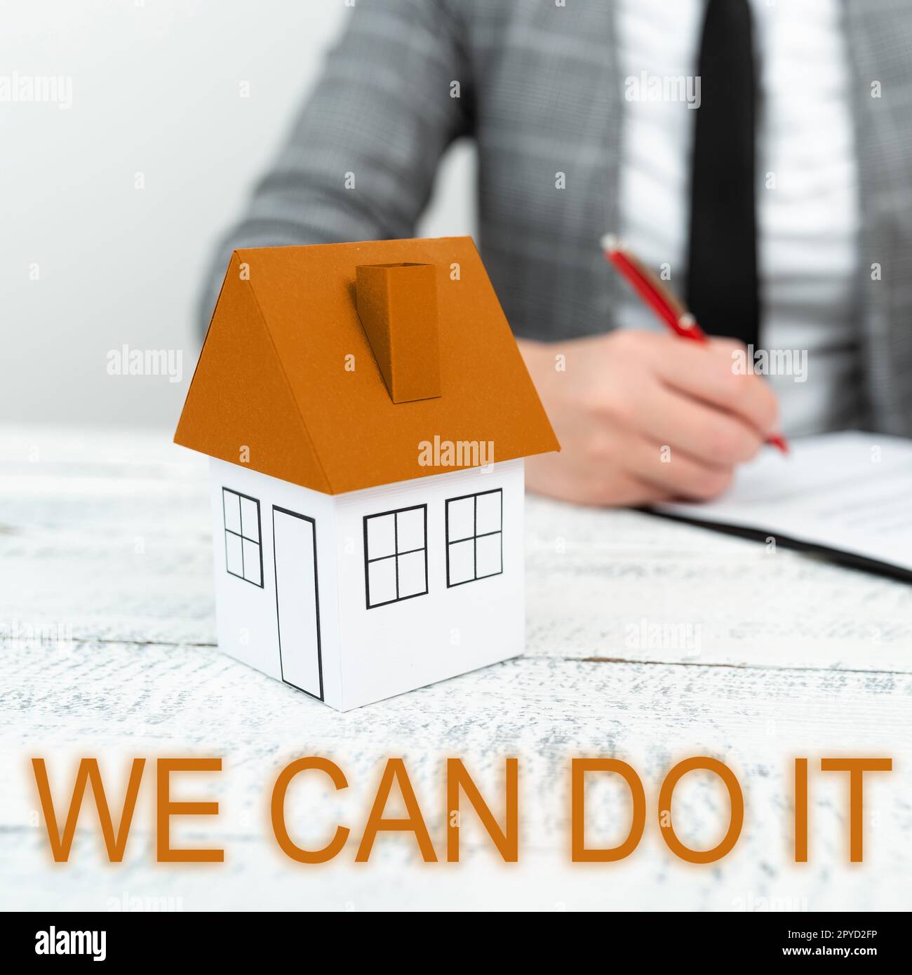 Conceptual caption We Can Do It. Word Written on see yourself as ...