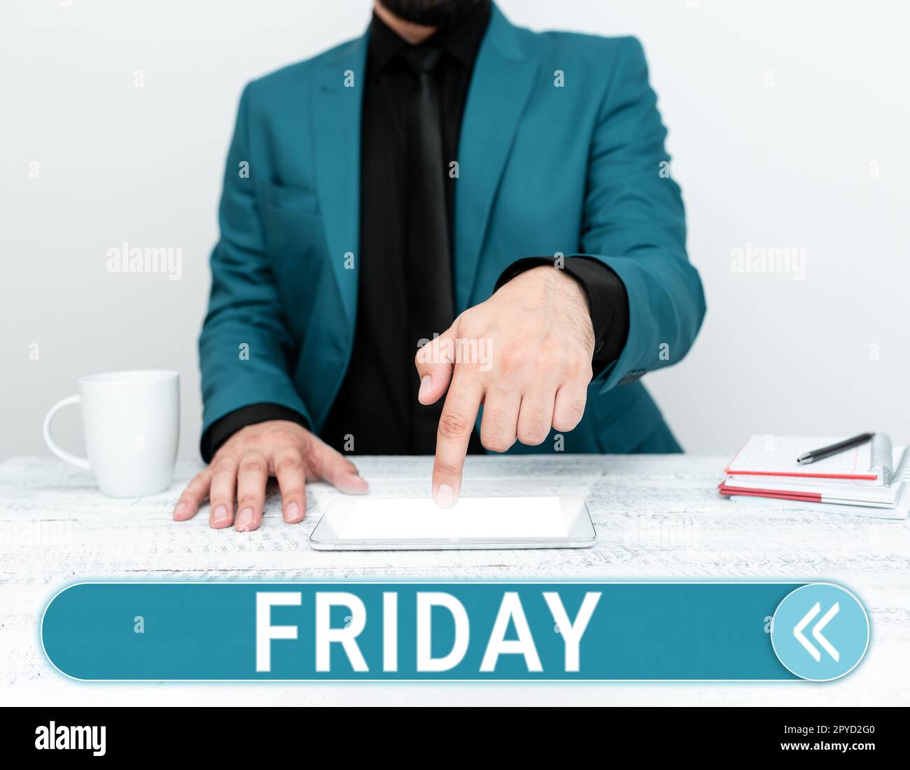 Holiday Calendar Displaying Rest Day And Break From Work Stock Photo ...